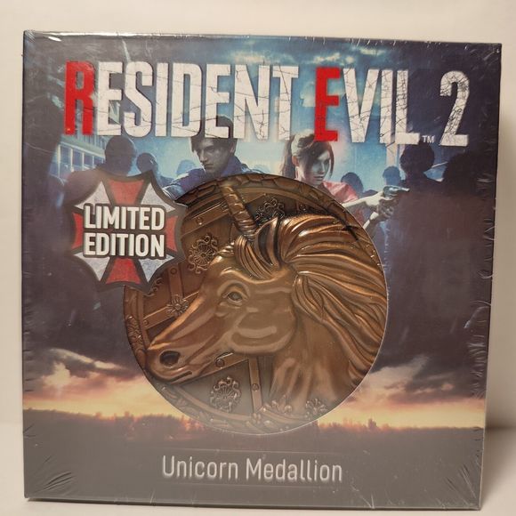 Capcom | Art | Resident Evil 2 Unicorn Medallion Replica Official ...
